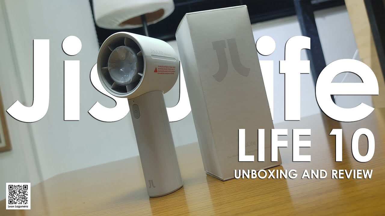 JisuLife life 10 Handheld fan Unboxing and Review - YouTube