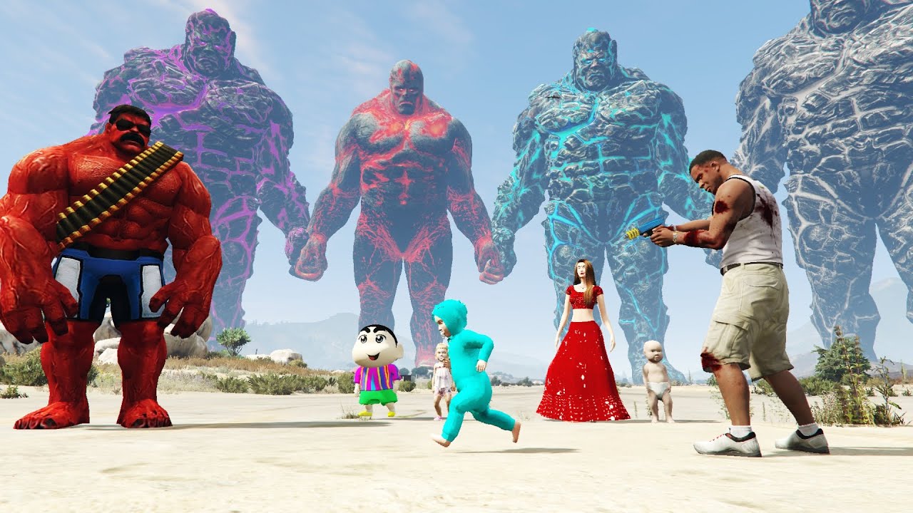 Lava God Franklin Shinchan Playing Chupan Chupai in GTA 5 - YouTube