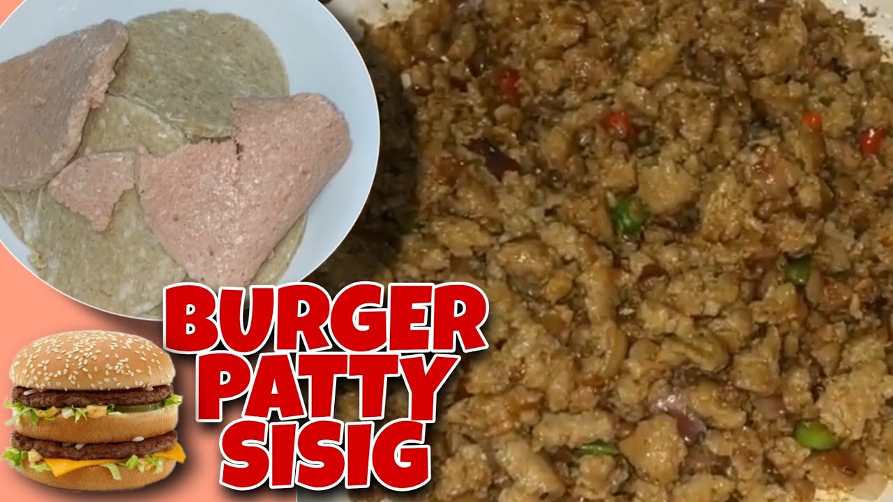 NEGOSYO RECIPE IDEAS BURGER SISIG | BURGER SISIG RECIPE | HOW TO COOK ...