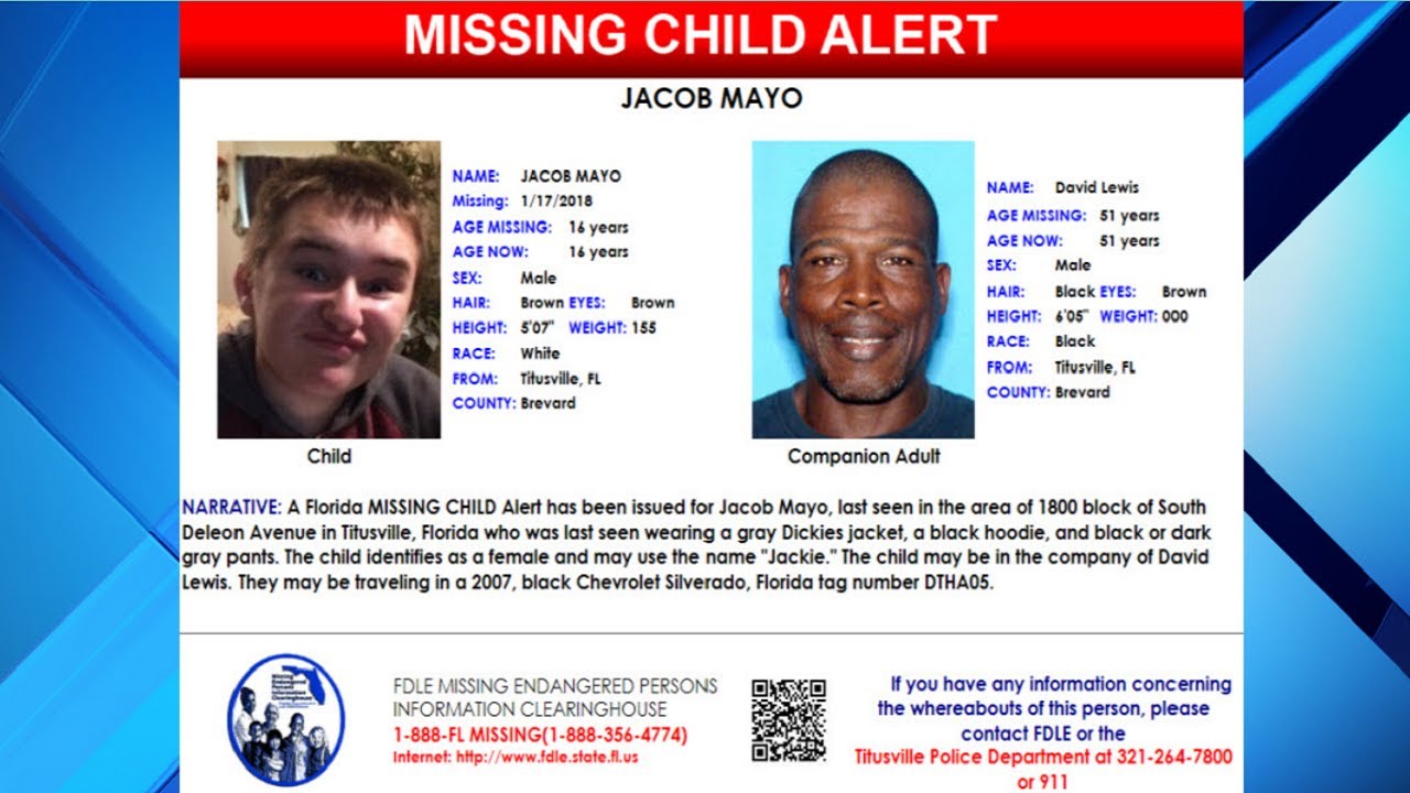Jacob Mayo Is On The Endangered and Missing List .. Please Share ...