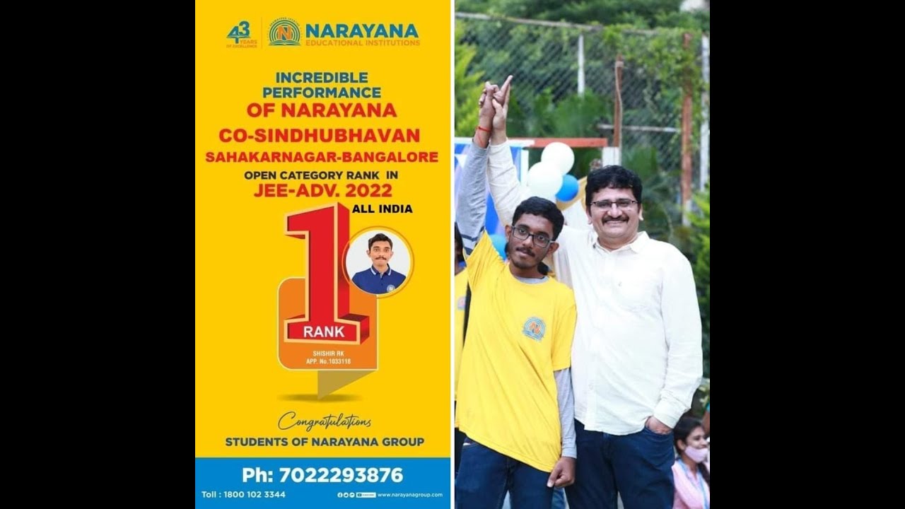 SUCCESS STORY OF JEE-ADVANCED-2022 1ST RANKER - YouTube