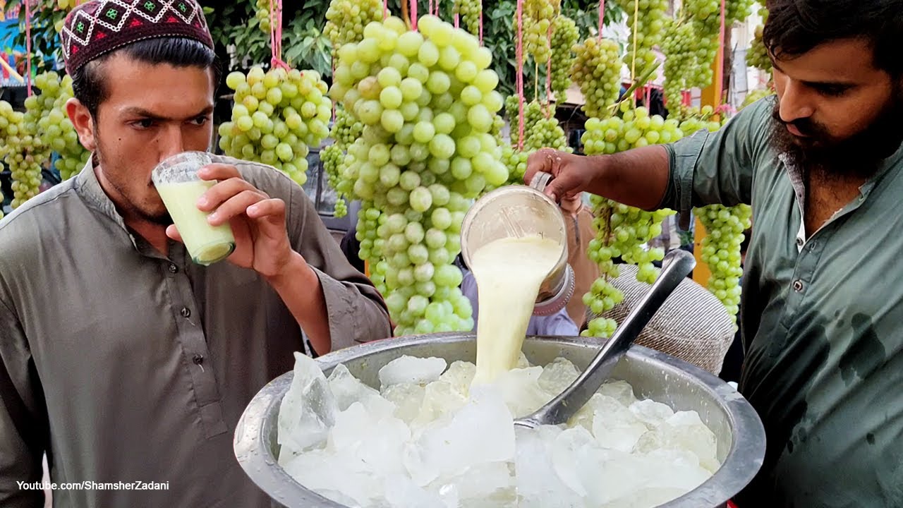 Angoor 🍇 Ka Sharbat | Amazing Grapes Juice Making | Refreshing Street ...