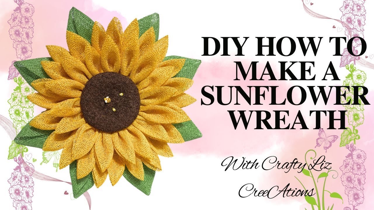 DIY How to make a Sunflower | Easy Step by Step Tutorial | Yellow ...