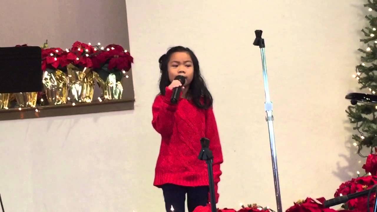 Silent Night - little girl singing gospel song - YouTube