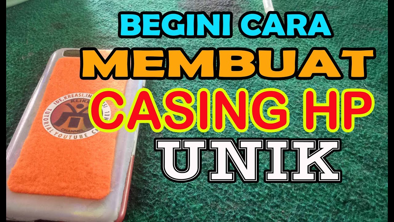 CARA MEMBUAT CASING HP DARI KAIN FLANEL - YouTube