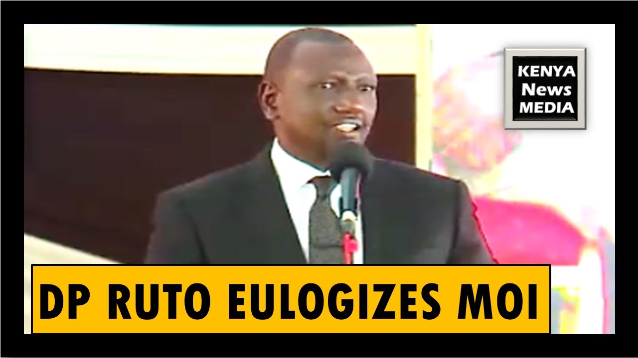 DP William Ruto Eulogizes late Daniel Moi at Kabarak Burial Service ...