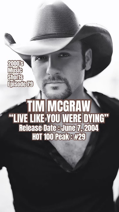 Tim McGraw “Live Like You Were Dying” #2000s #music #shorts (Episode 79 ...