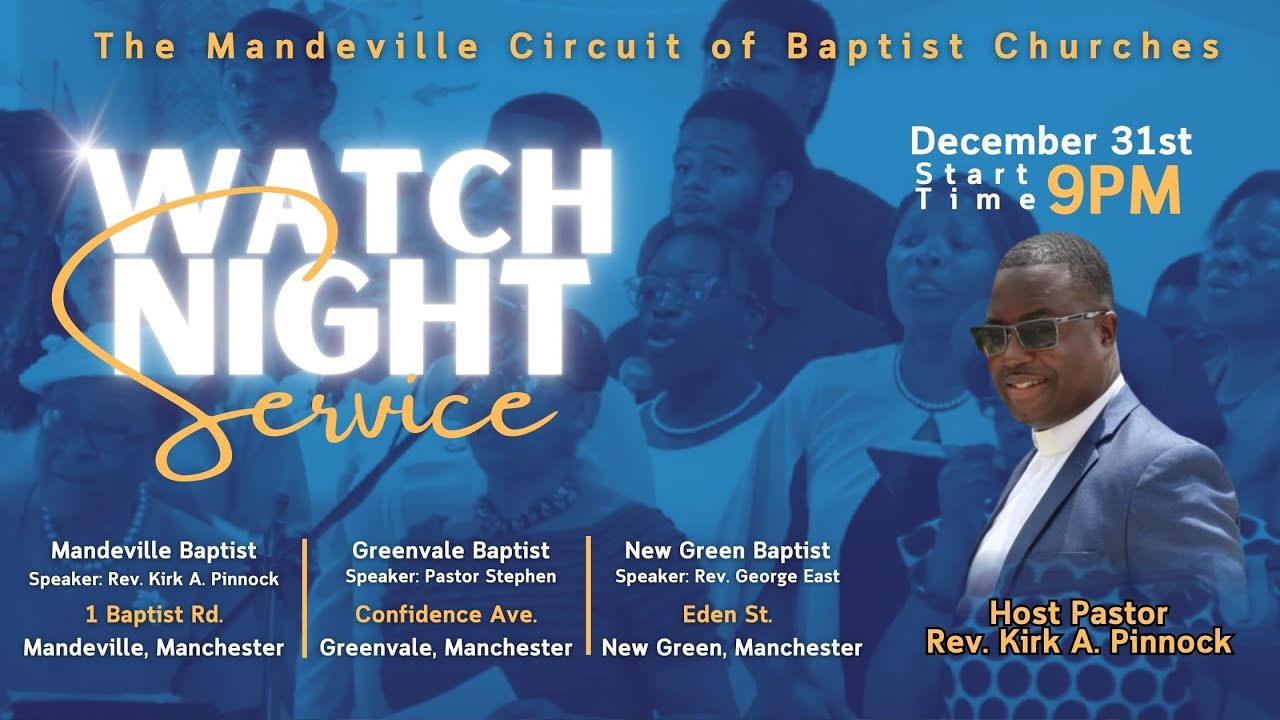 Mandeville Baptist Church Watch Night Service - YouTube