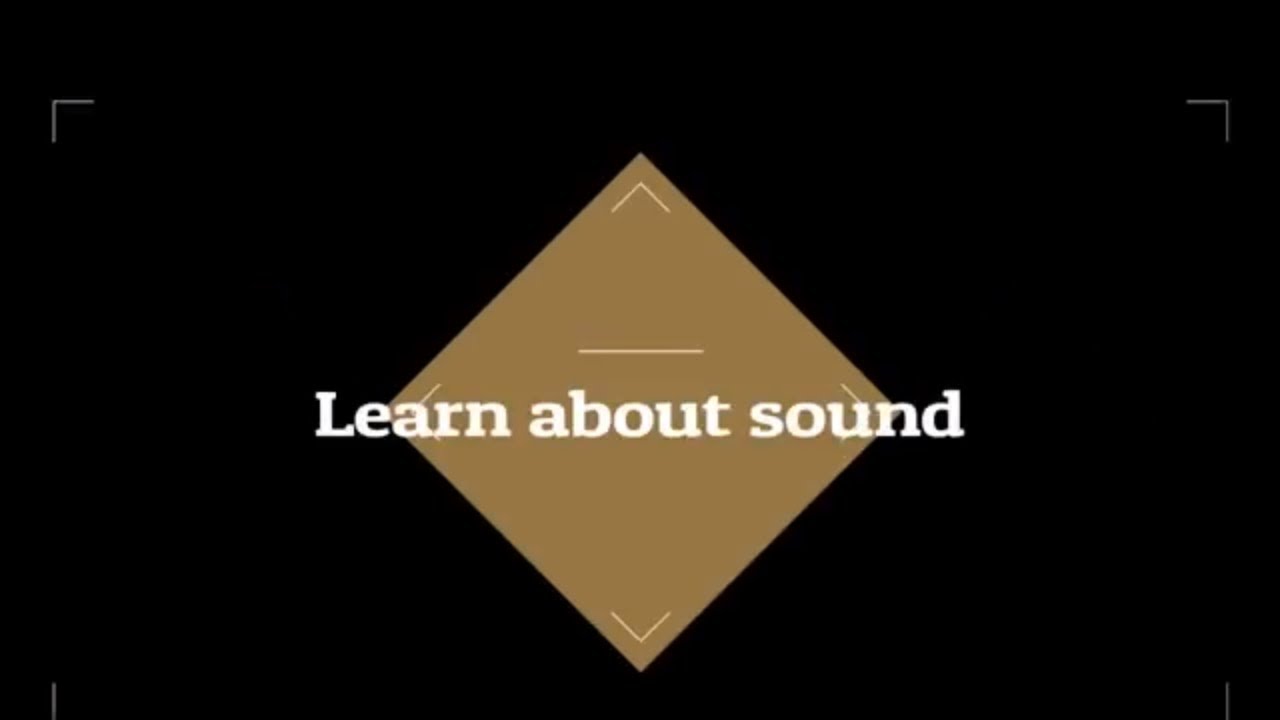 Sound How sound is produced by a vibrating body - YouTube