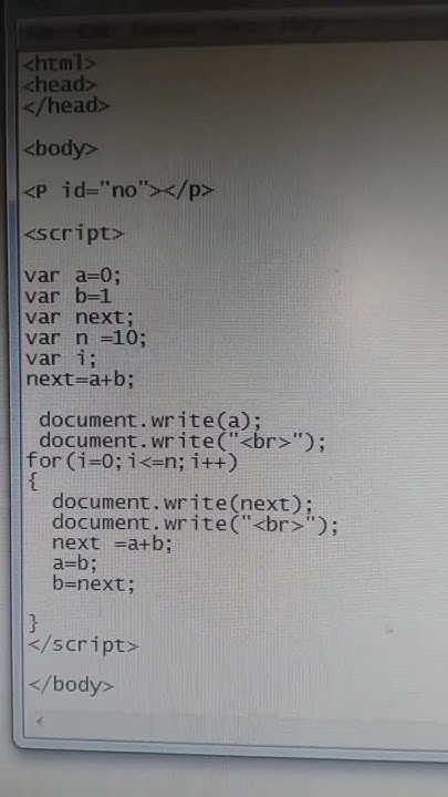 Prime Number Series Using Html Javascript Shorts Youtube