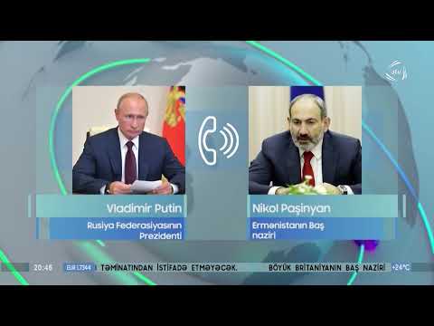 Vladimir Putin ilə Nikol Paşinyan arasında telefon danışığı baş tutub