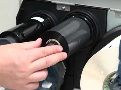 Replace Ribbon - SATO CL4NX, SATO CL6NX - YouTube
