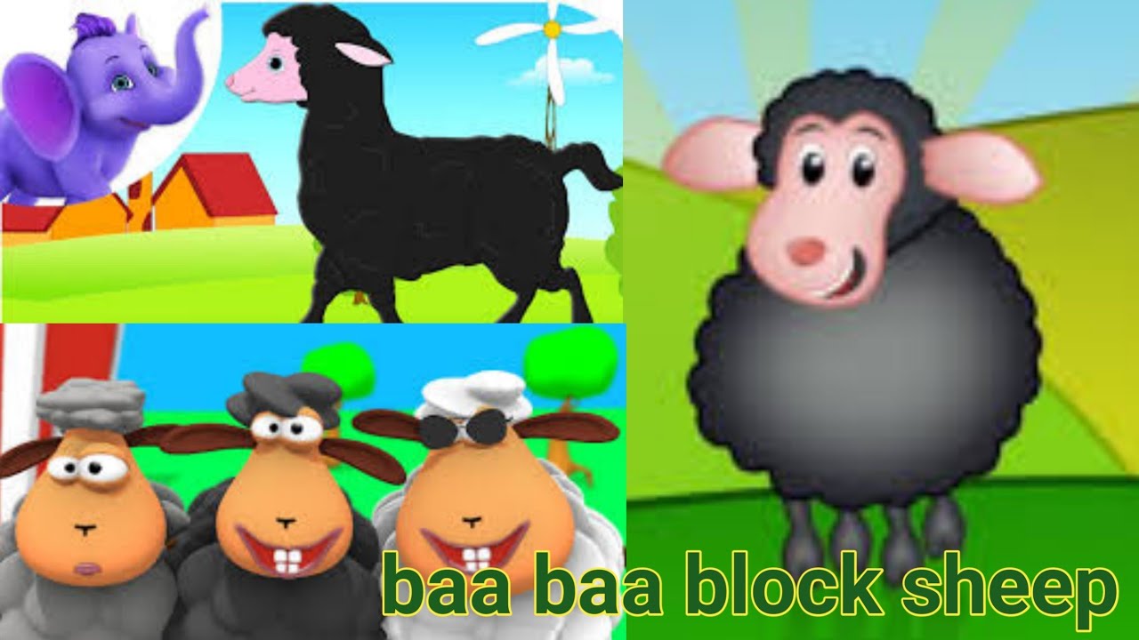 Baa baa block sheep/kids poem/baa baa block sheep poem/english poem ...