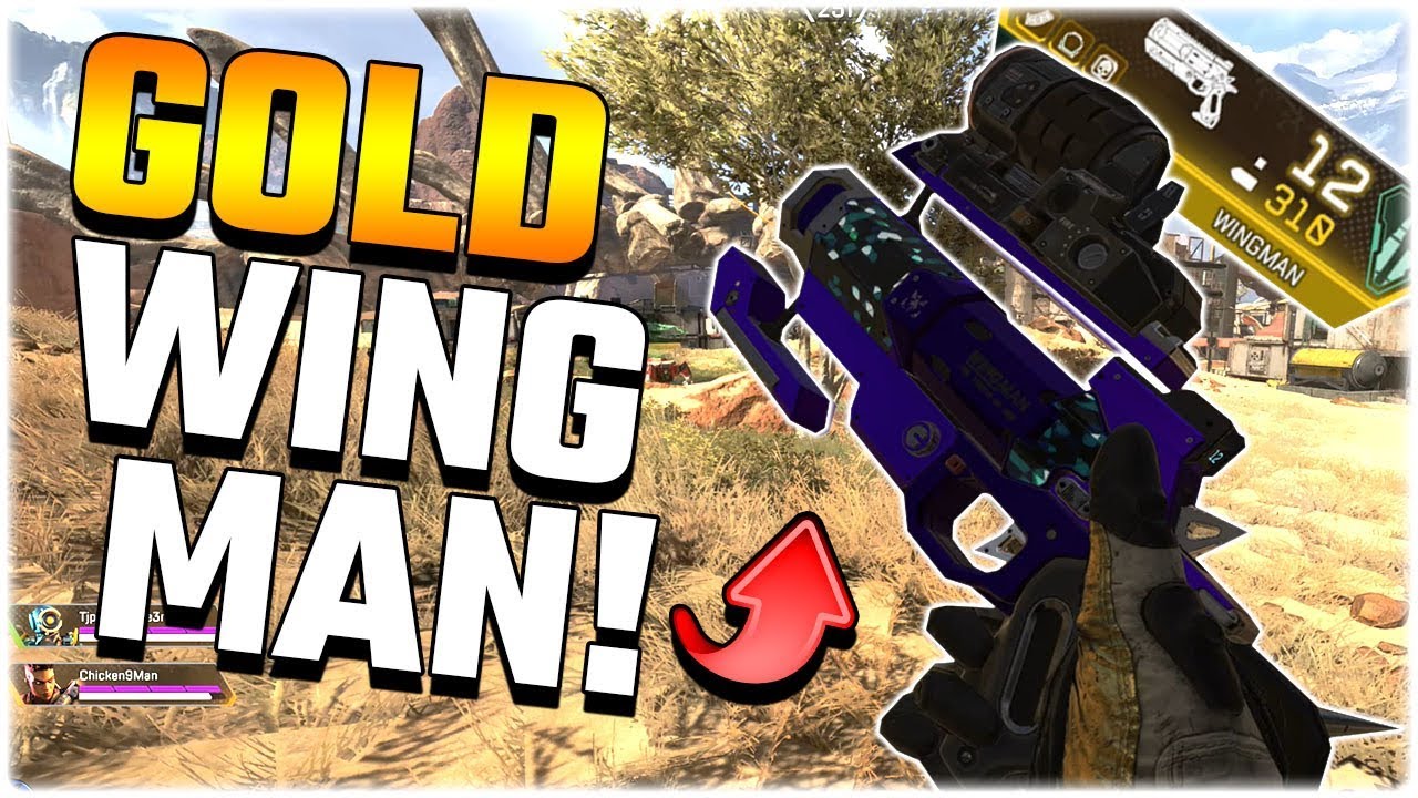 I Found a GOLD WINGMAN and got 17 KILLS!! (Apex Legends PS4) - YouTube