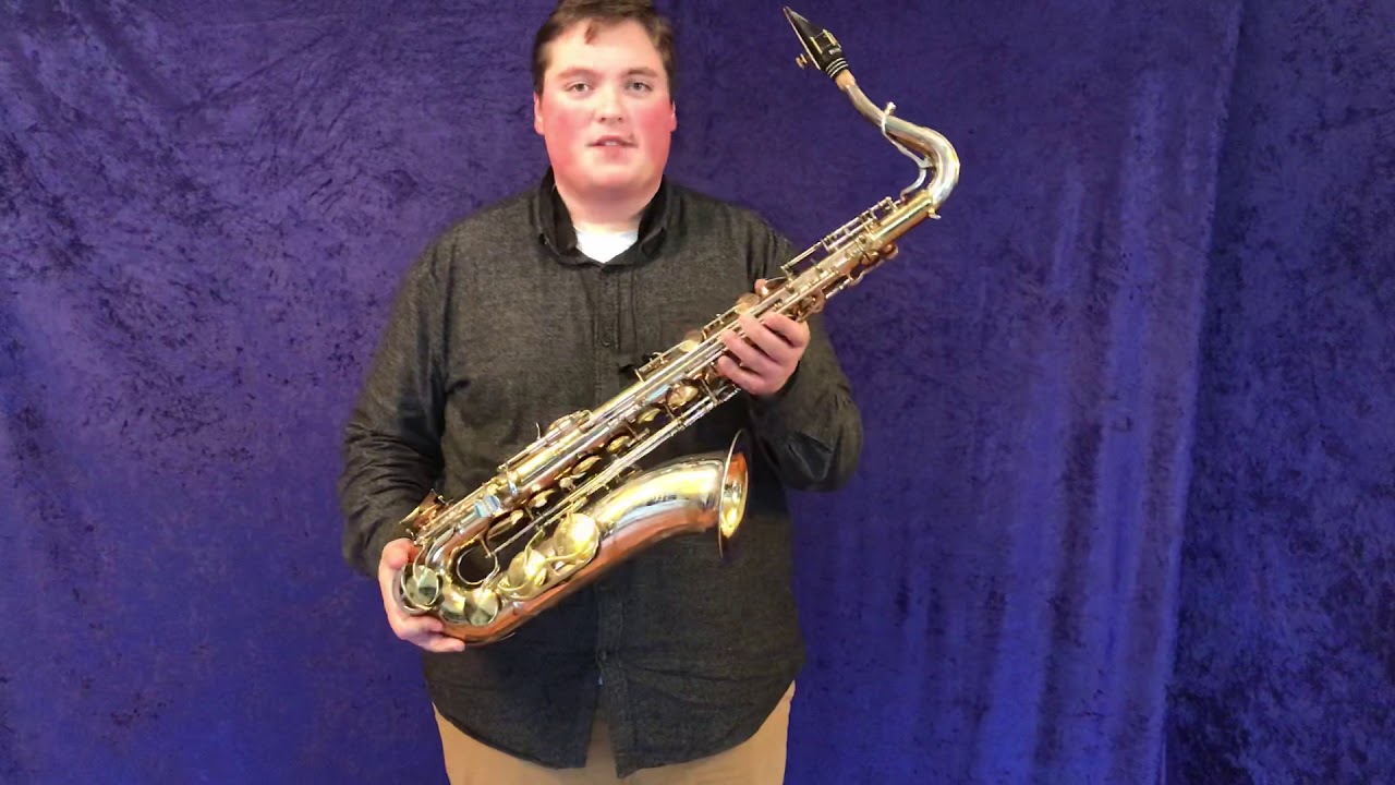 King Super 20 Silversonic Two Tone Tenor Saxophone 1970's Serial ...