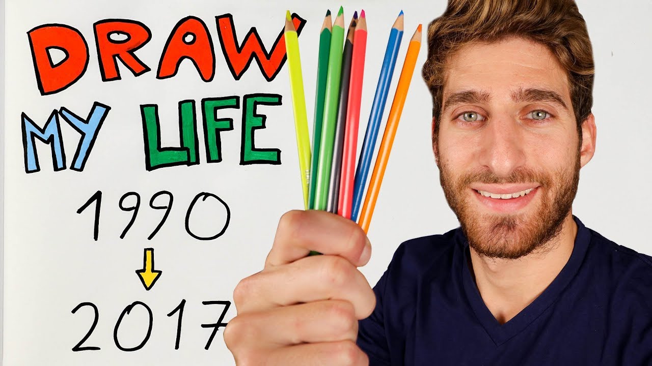 DRAW MY LIFE - LA STORIA DELLA MIA VITA | Come ho realizzato i miei ...
