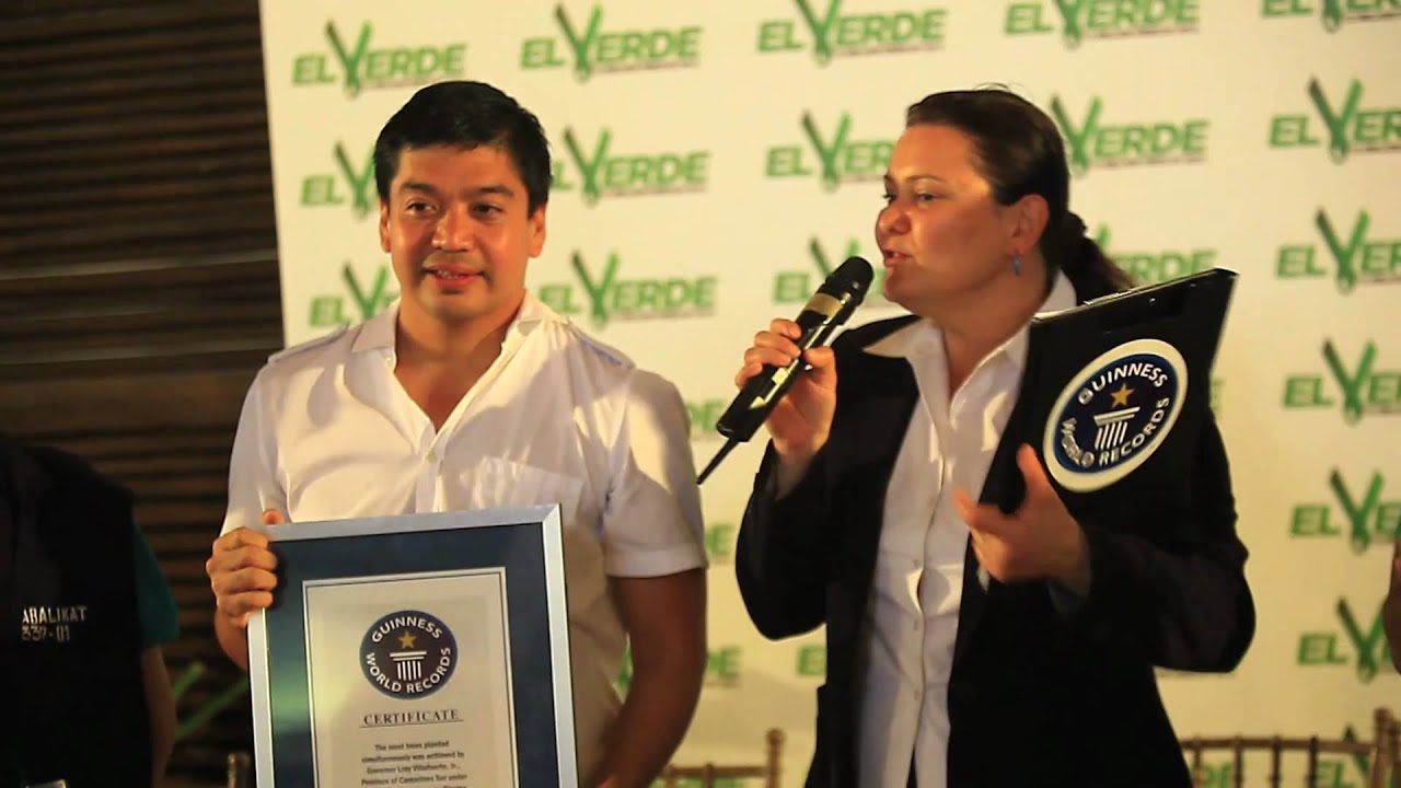 Gov Lray Villafuerte's El Verde Movement in CamSur is Guinness World of ...
