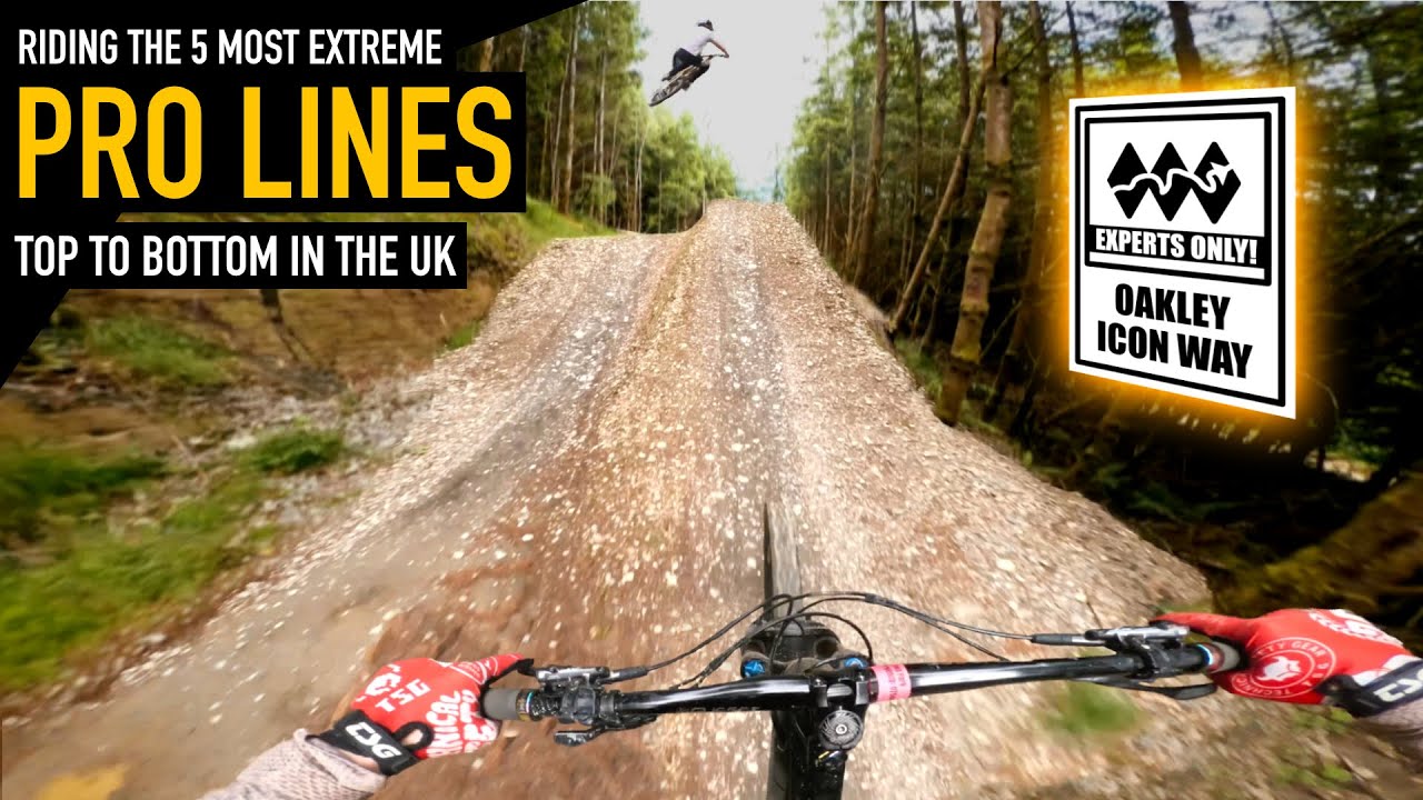 RIDING THE 5 MOST INSANE PRO TRAILS IN THE UK!! - YouTube
