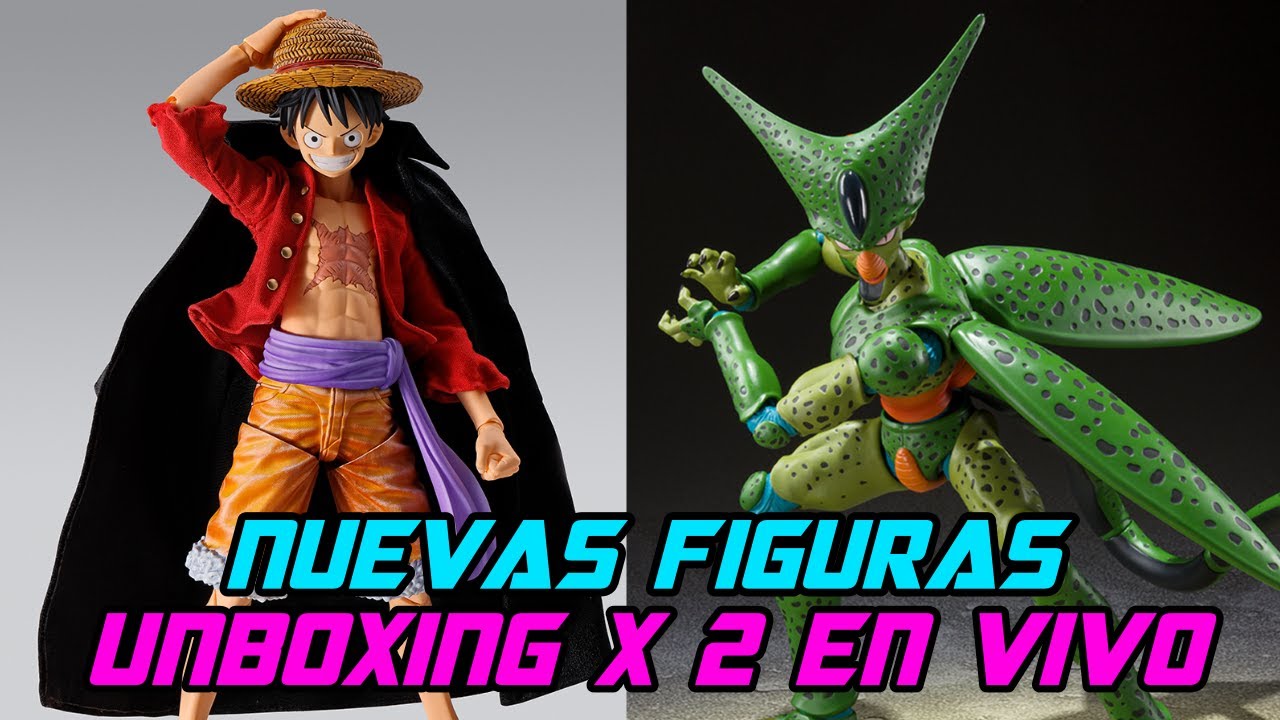 🔴 UNBOXING EN VIVO SH FIGUARTS CELL FIRST FORM Y MONKEY LUFFY ...