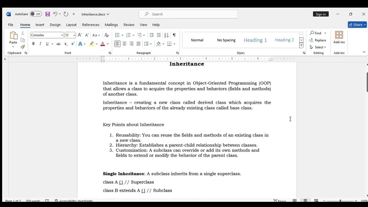 Java. Inheritance Introduction learn from basics at Cloudswan Solution - YouTube