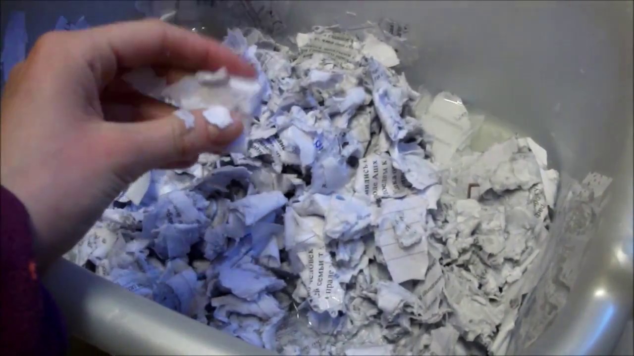|| How to recycle your own paper || tutorial || - YouTube