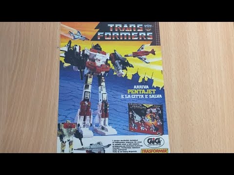 Transformers vintage generation one Superion advert G1 original Italian ...