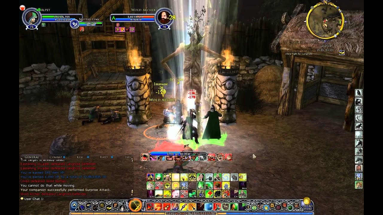 LOTRO - Warsteed Mounted Combat Tutorial - Book 8 chapter 1 (part2) - YouTube