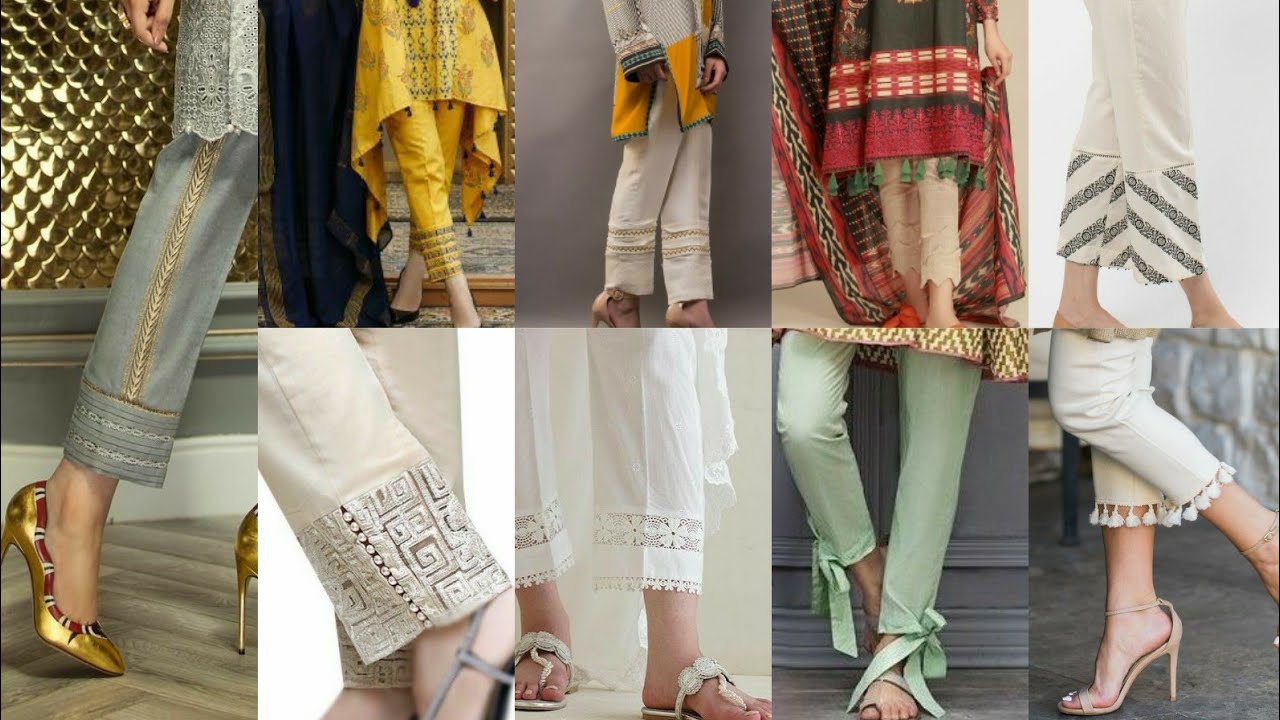 Attractive and beautiful Capri ,trousers designs // capri design using ...