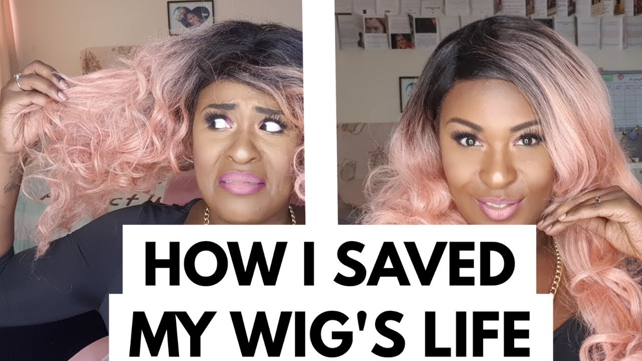 HOW I SAVED MY WIG'S LIFE -WIG RESTORATION - YouTube