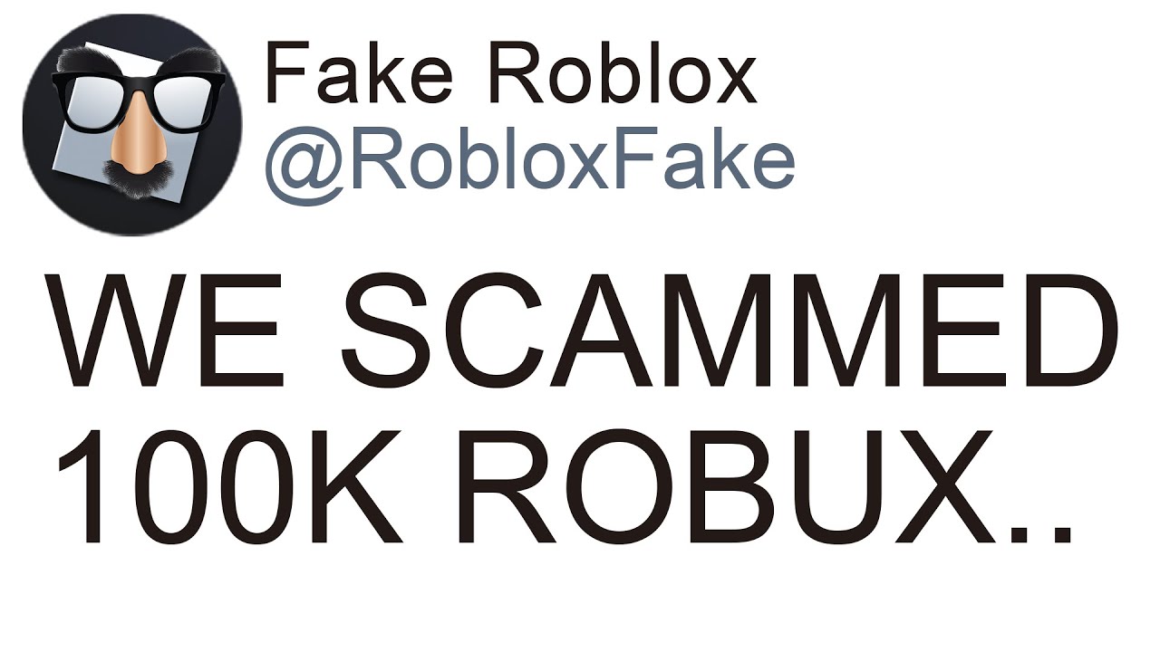 ROBLOX Fake Event Scams Are Getting BAD.. - YouTube