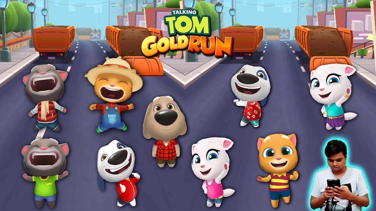 Talking Tom Gold Run All New Characters Quick Run Mode Funny Gameplay Ep 2 Youtube