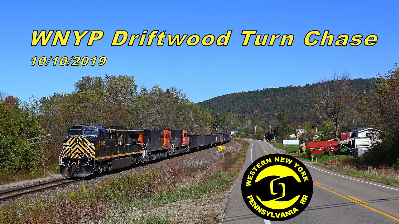 Railfanning WNYP in the Fall of 2019 - The Driftwood Turn Chase 10/10 ...