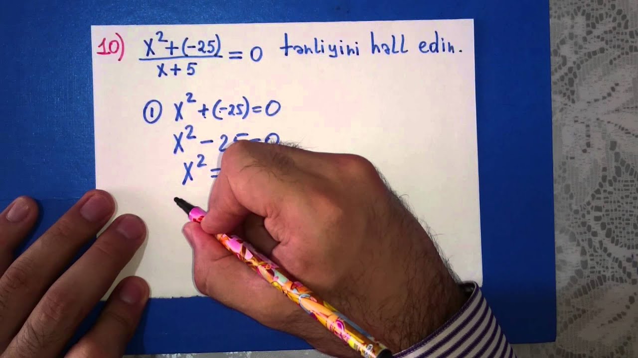 kvadrat tenlik misal 10 - YouTube