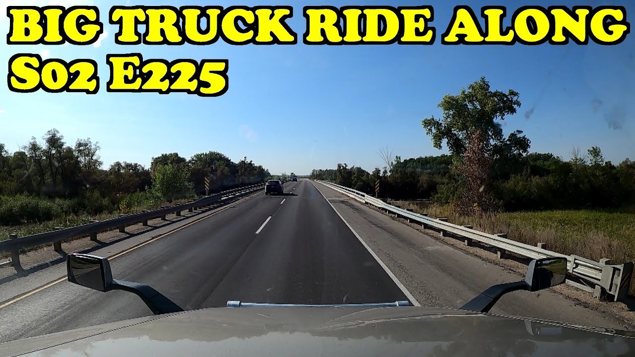 BIG TRUCK RIDE ALONG S02 E225 - Westbound Leaving Winnipeg Manitoba ...