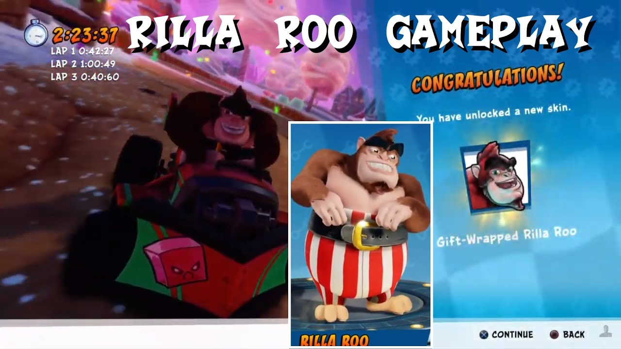 CTR Nitro-Fueled - Rilla Roo gameplay (Hard ai) - YouTube