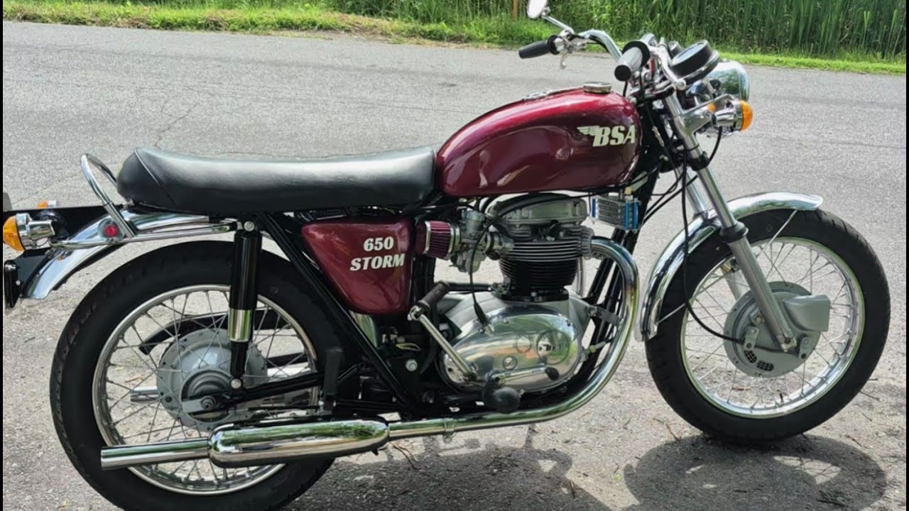 1972 BSA 650 STORM - YouTube