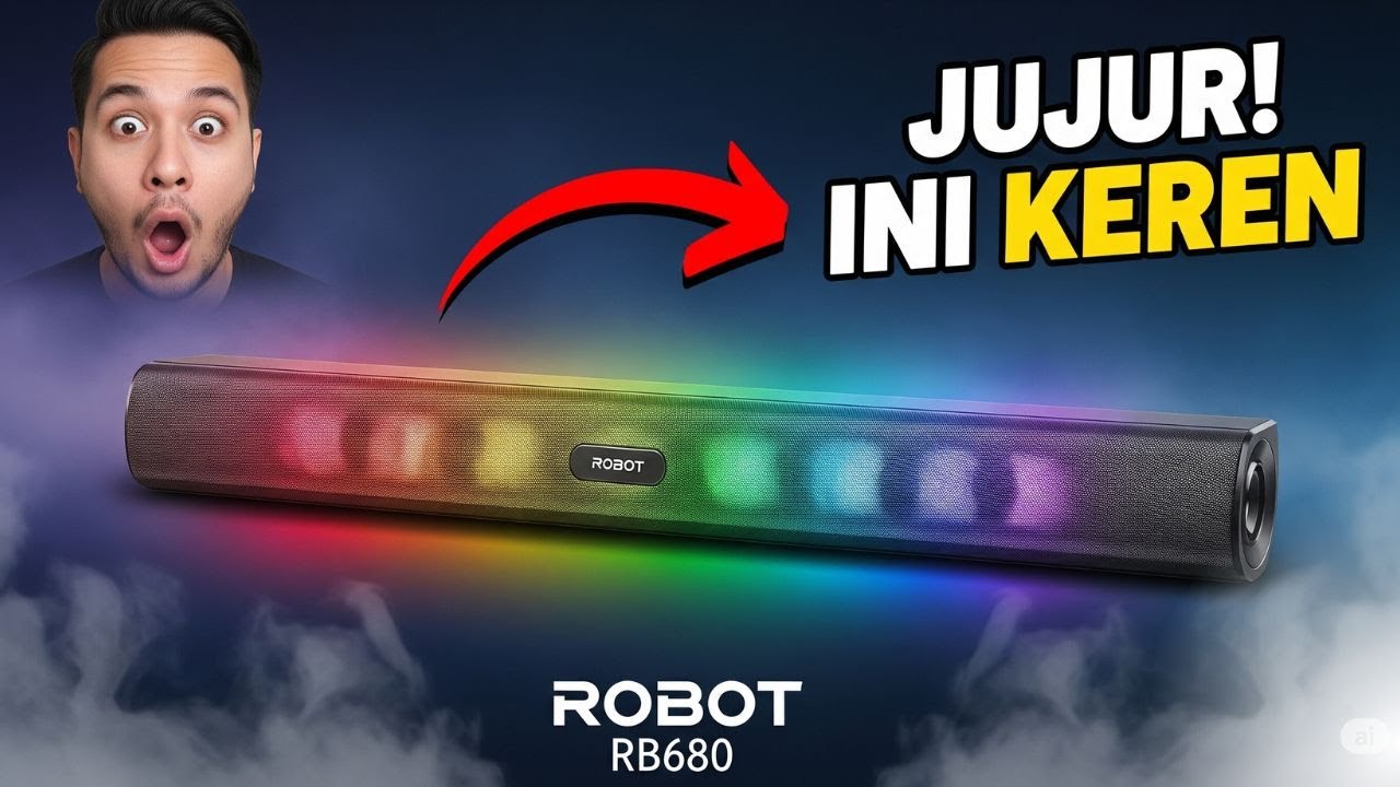 Soundbar Gaming RGB Murah Terbaik di Bawah 500rb? REVIEW JUJUR ROBOT ...