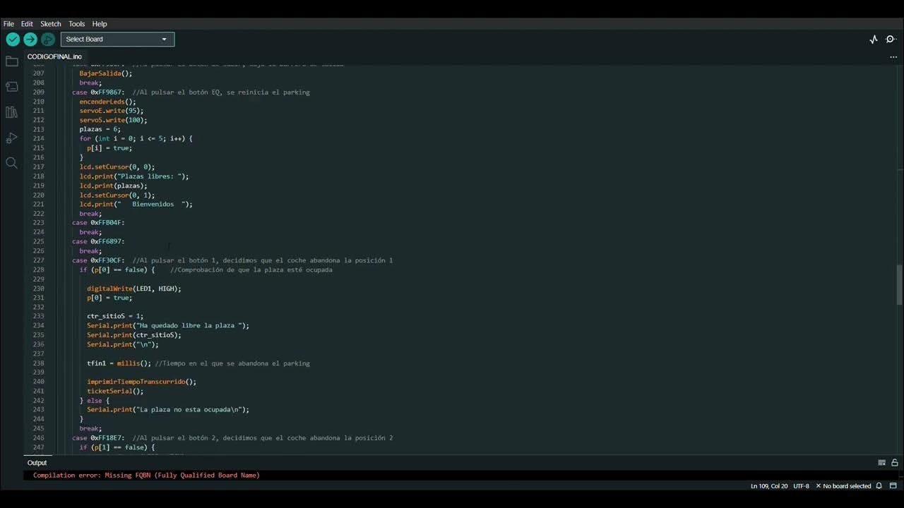 Parking Inteligente con Arduino - Grupo 1 - YouTube