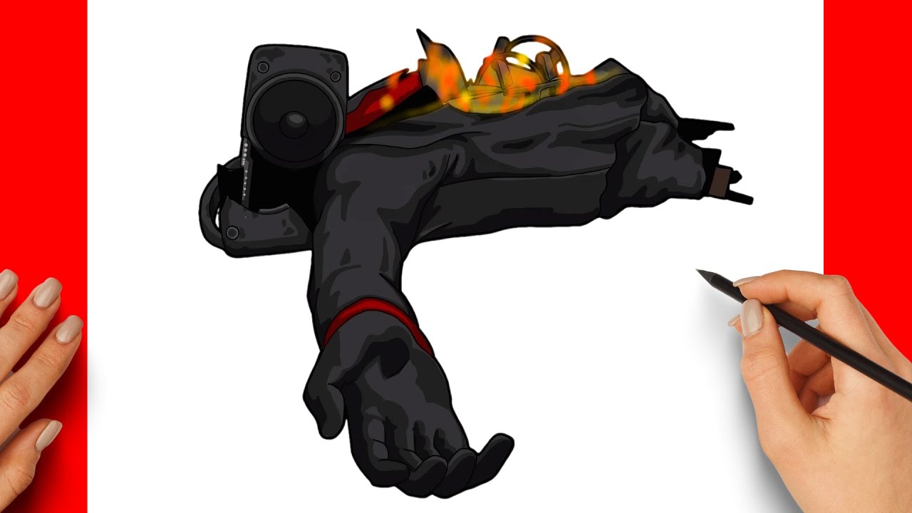 How to Draw DARK SPEAKERMAN (DEAD) - SKIBIDI TOILET 70 - YouTube