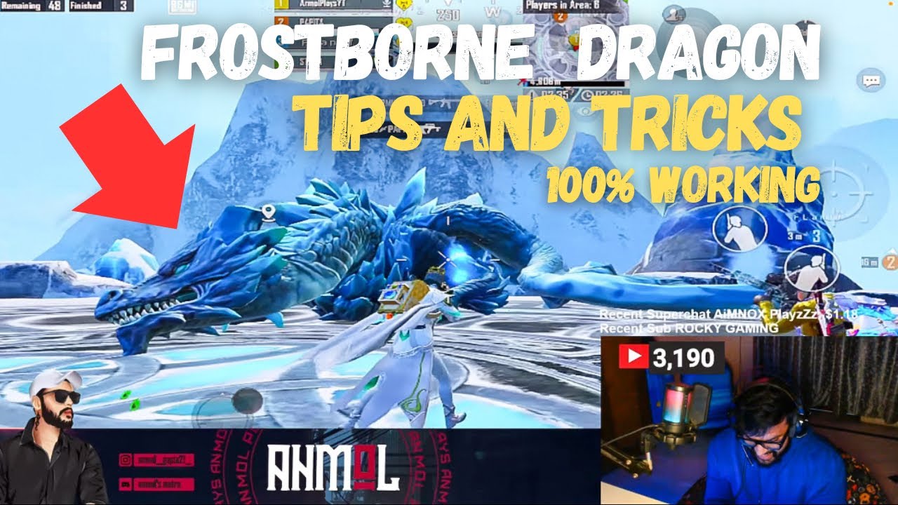 How to kill the Frostborne Dragon in Bgmi?| Bgmi 3.5 New Update ...