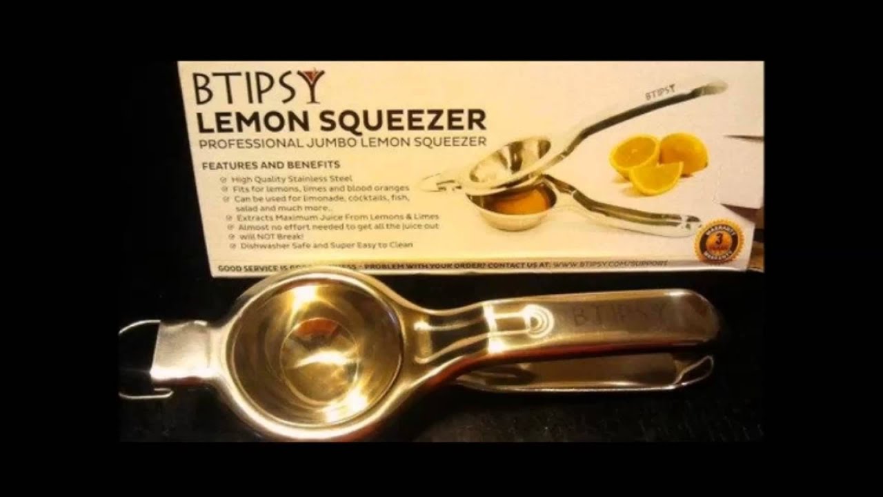 How To Position a Lemon when using the B tipsy Lemon Squeezer - YouTube