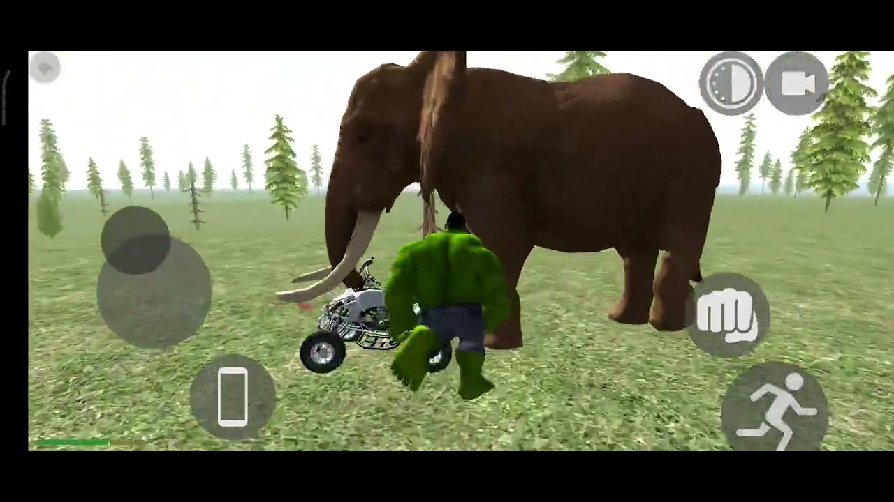 HULK driving ATV 😎 #indianbikedriving3d - YouTube