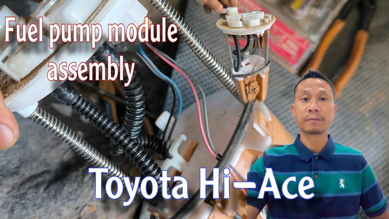 REPLACE FUEL PUMP MODULE ASSEMBLY HI - ACE TOYOTA - YouTube