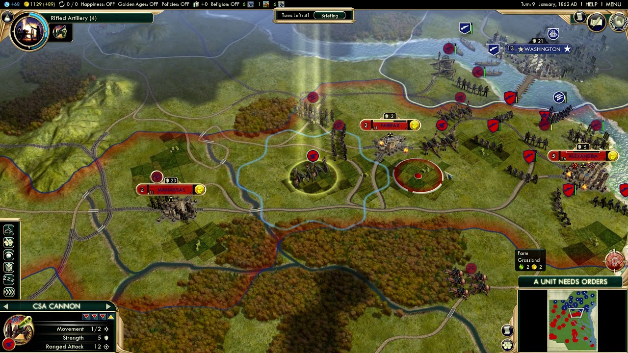 Civ 5 Civil War Mod