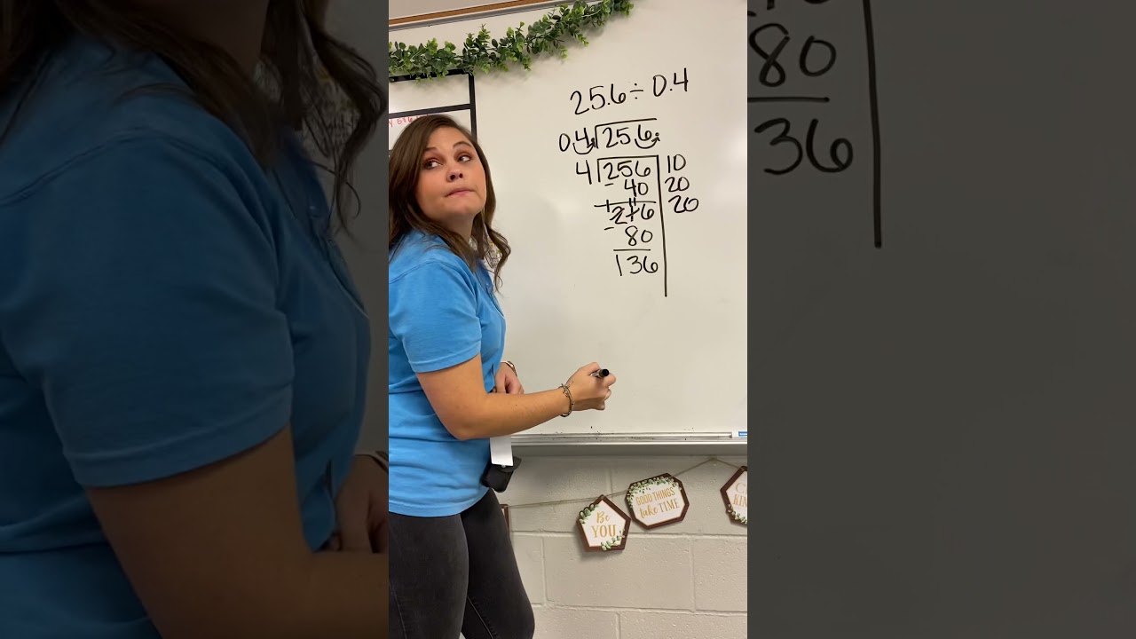 Dividing Decimal by Decimal using “Big 7” Method - YouTube