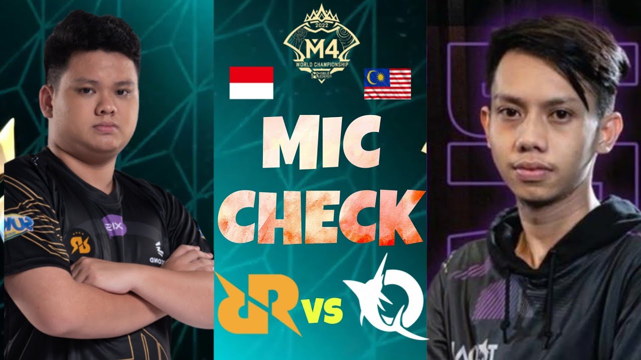 MIC CHECK RRQ vs TODAK - M4 jakartaaaaaa - YouTube
