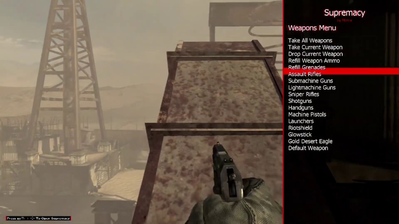 MW2 Supremacy by Matrix 1.14 Host + (Offhost )+ (Pregame) PS3 Mod Menu ...