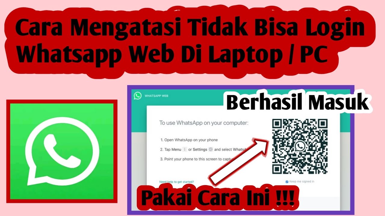 Cara Mengatasi Tidak Bisa Login Whatsapp Web Di Laptop Atau PC | Cara Atasi Wa Web - YouTube