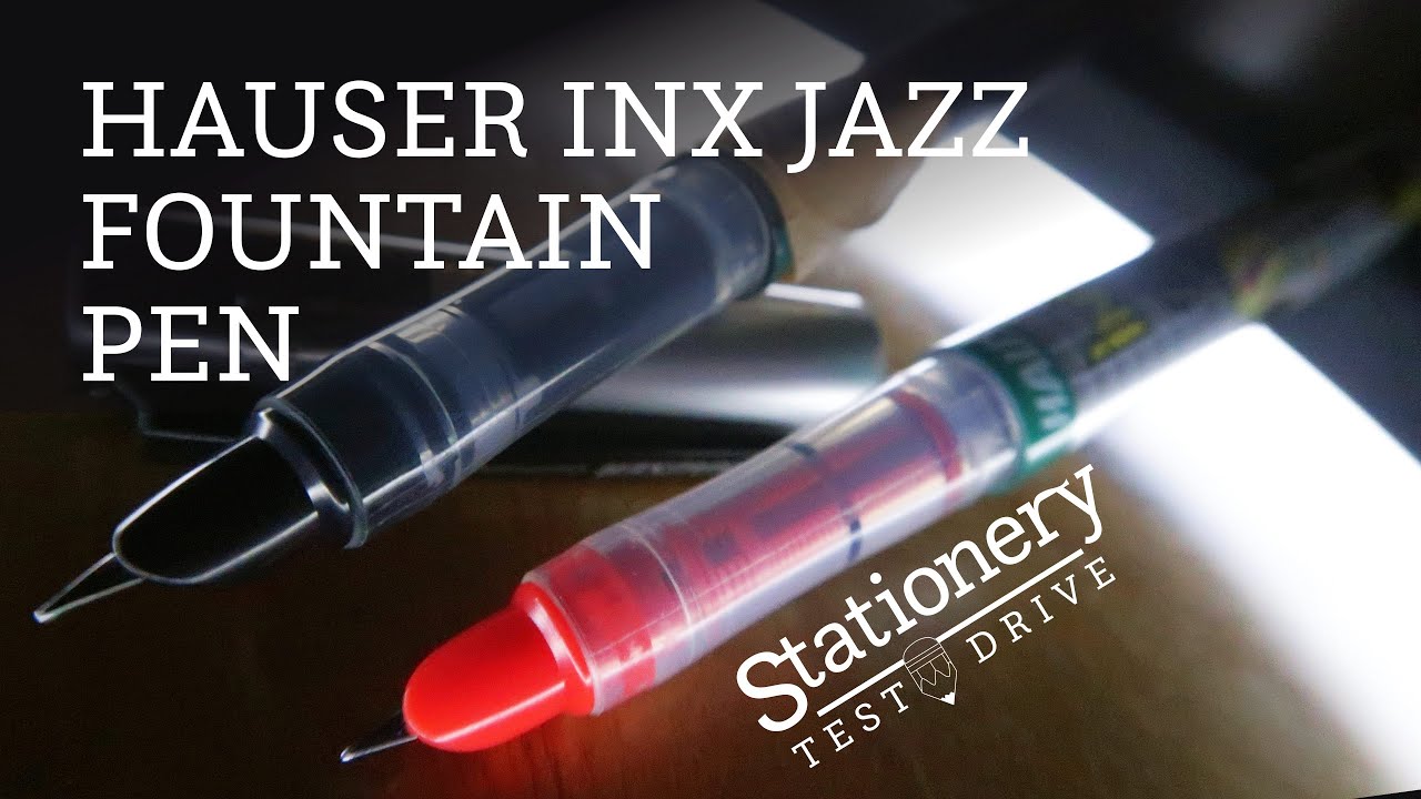 Is Hauser Inx Jazz the Best Affordable Fountain Pen? - Stationery Test ...