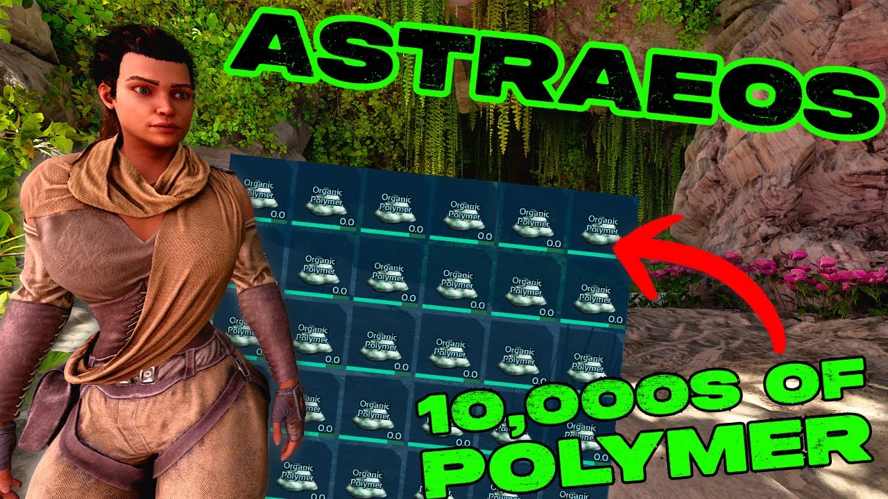 How To Get 10000s of POLYMER on ASTRAEOS In Ark Survival Ascended ...